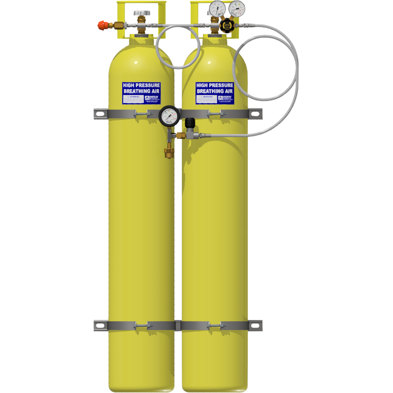 Cascade System,4500,2-Bank, Includes: Cylinders, Nut