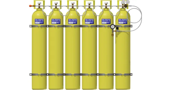 Cascade System,4500,6-Bank,Includes: Cylinders,Nut