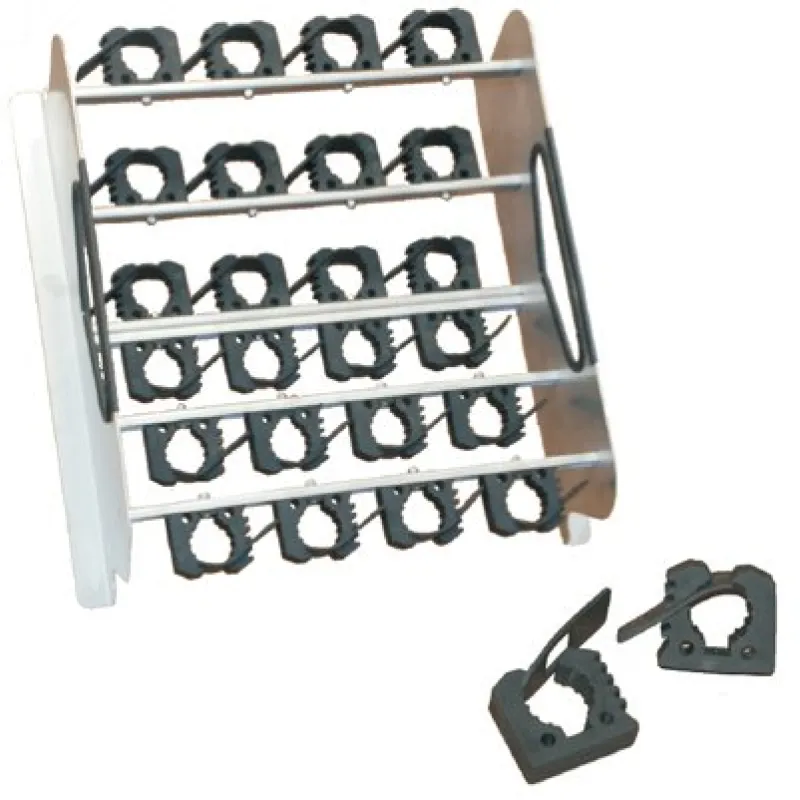Stainless steel hose holding unit,holds 24 hoses for the ...